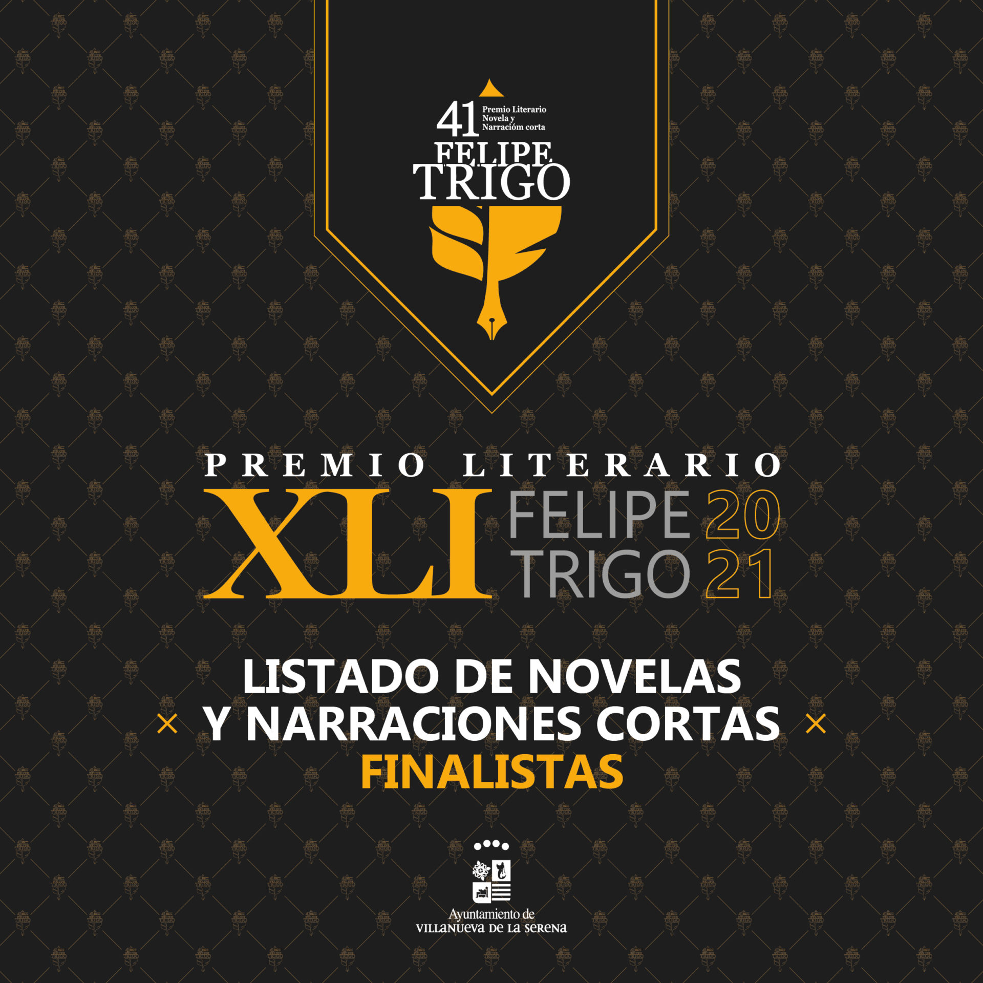 LISTADO DE NOVELAS Y NARRACIONES CORTAS FINALISTAS DE LA XLI EDICIÓN DEL PREMIO LITERARIO FELIPE ...