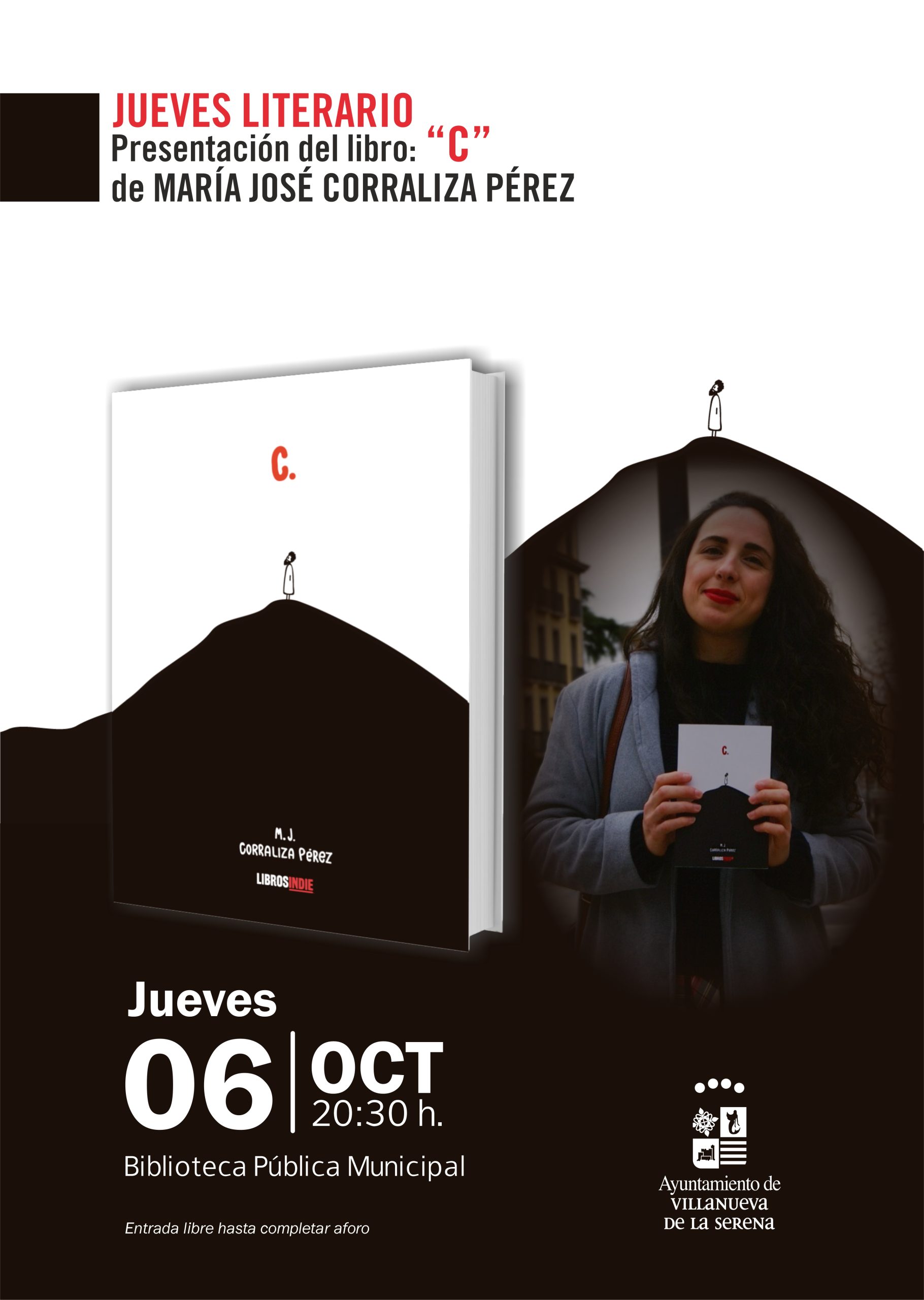 Jueves Literario. Presentación del libro : "C" de María José Corraliza ...