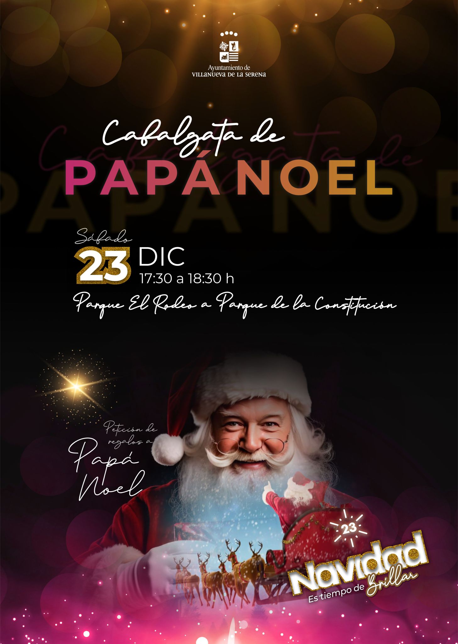 Cabalgata de Papá Noel - Ayuntamiento de Villanueva de la Serena