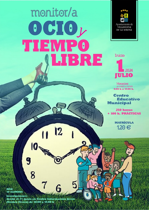 Aún quedan plazas para el curso de monitor de ocio y tiempo libre, que ...